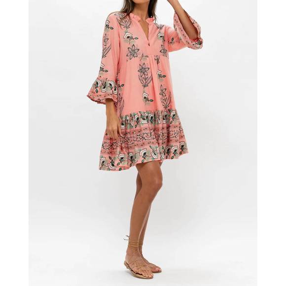 Oliphant | Dresses | New Oliphant Bell Sleeve Tiered Mini Dress In ...